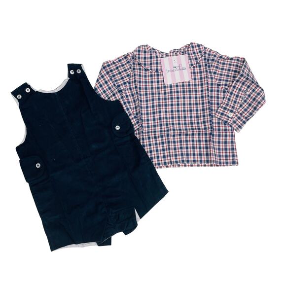James & Lottie | Matching Sets | Nwt James Lottie 24m Reed Jon Jon Set ...